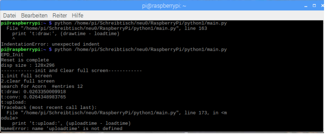 Waveshare EPaper and a RaspberryPi - Instructables