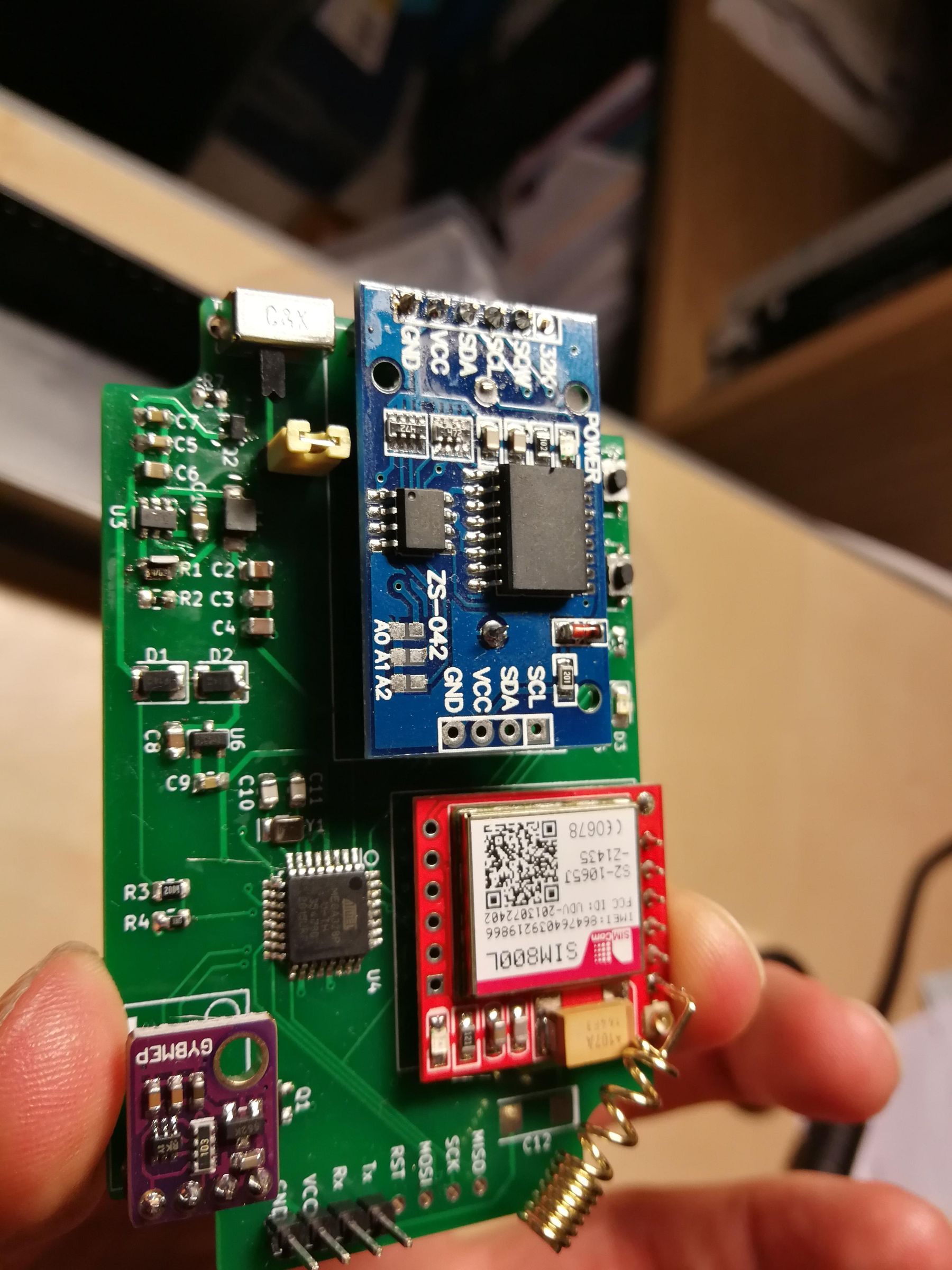 Compact Weather Sensor With GPRS (SIM Card) Data Link : 4 Steps ...