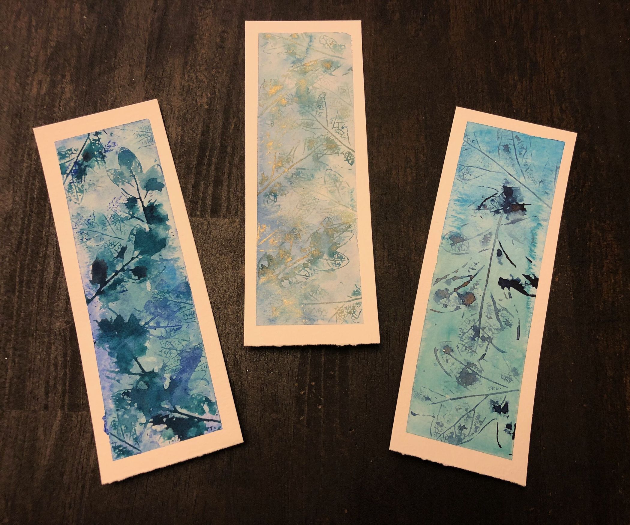Watercolor Leaf Print Bookmarks - Instructables