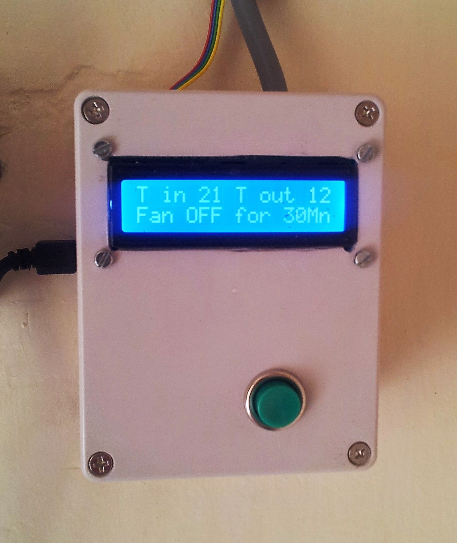 Home Ventilation Fan Controller Using An Arduino Uno, And Bi-stable 