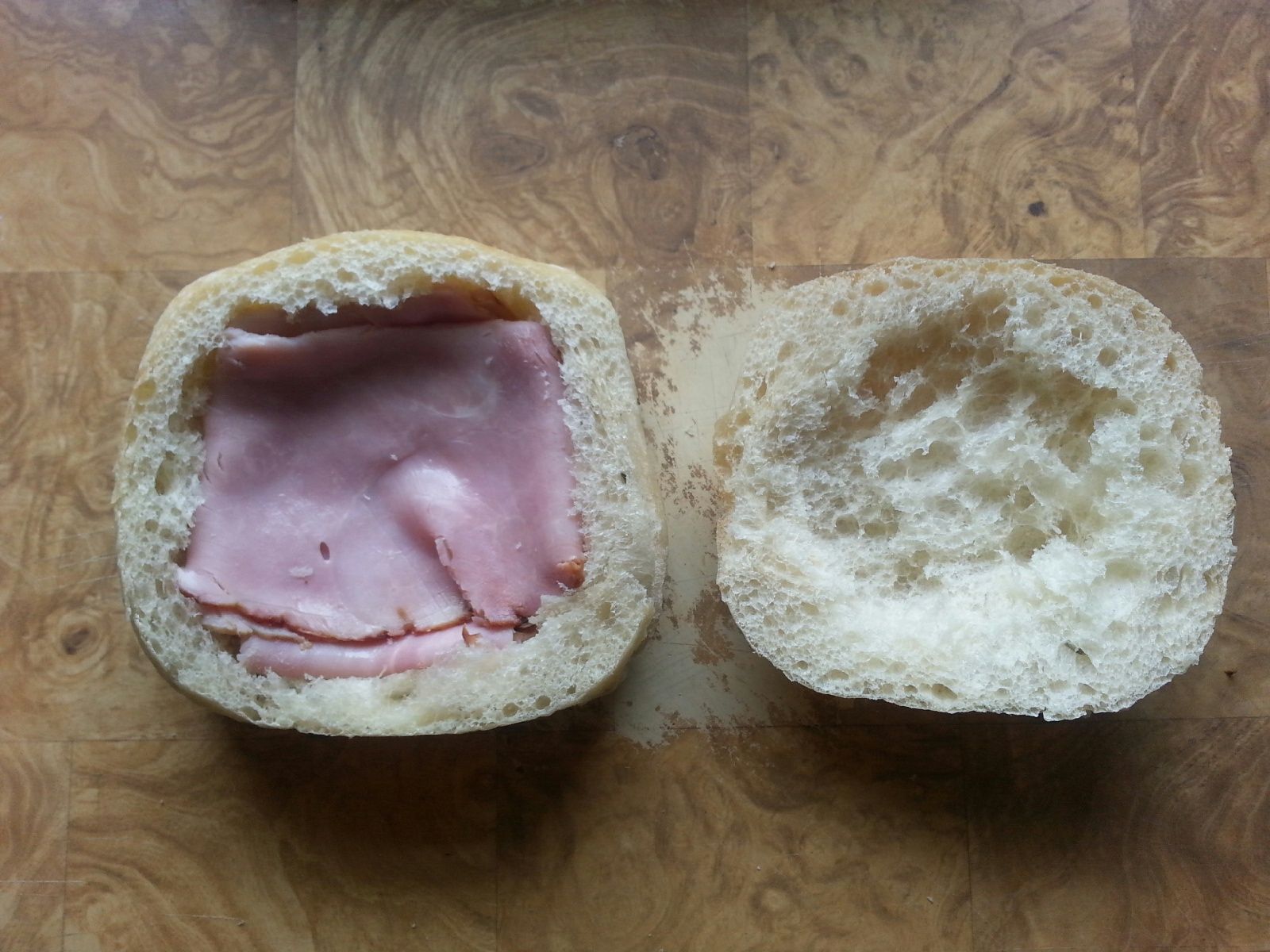 Campfire Ham, Egg & Cheese Bread Bowl : 5 Steps (with Pictures ...