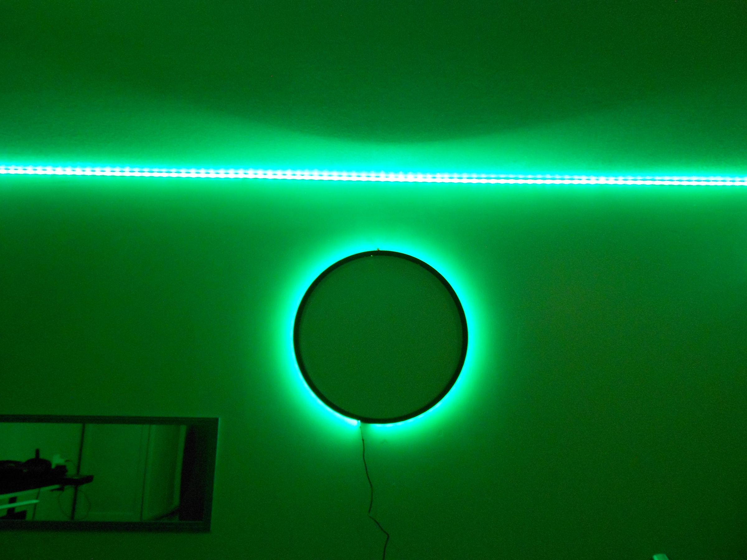 Rgb Recycled Bike Rim Light Lamp : 5 Steps - Instructables