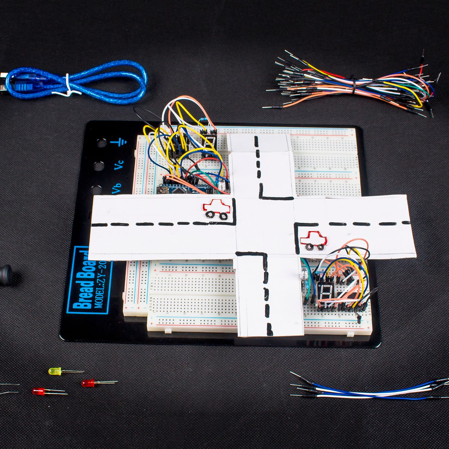 How to Simulate a Traffic Light System With Arduino Nano : 7 Steps - Instructables