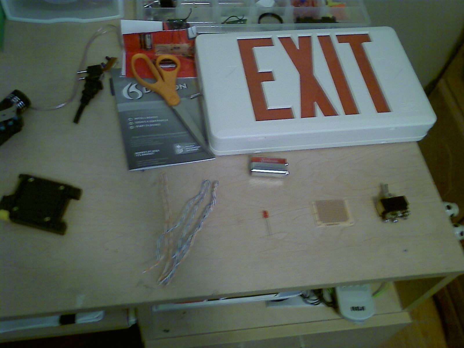 LED Exit Sign : 6 Steps - Instructables