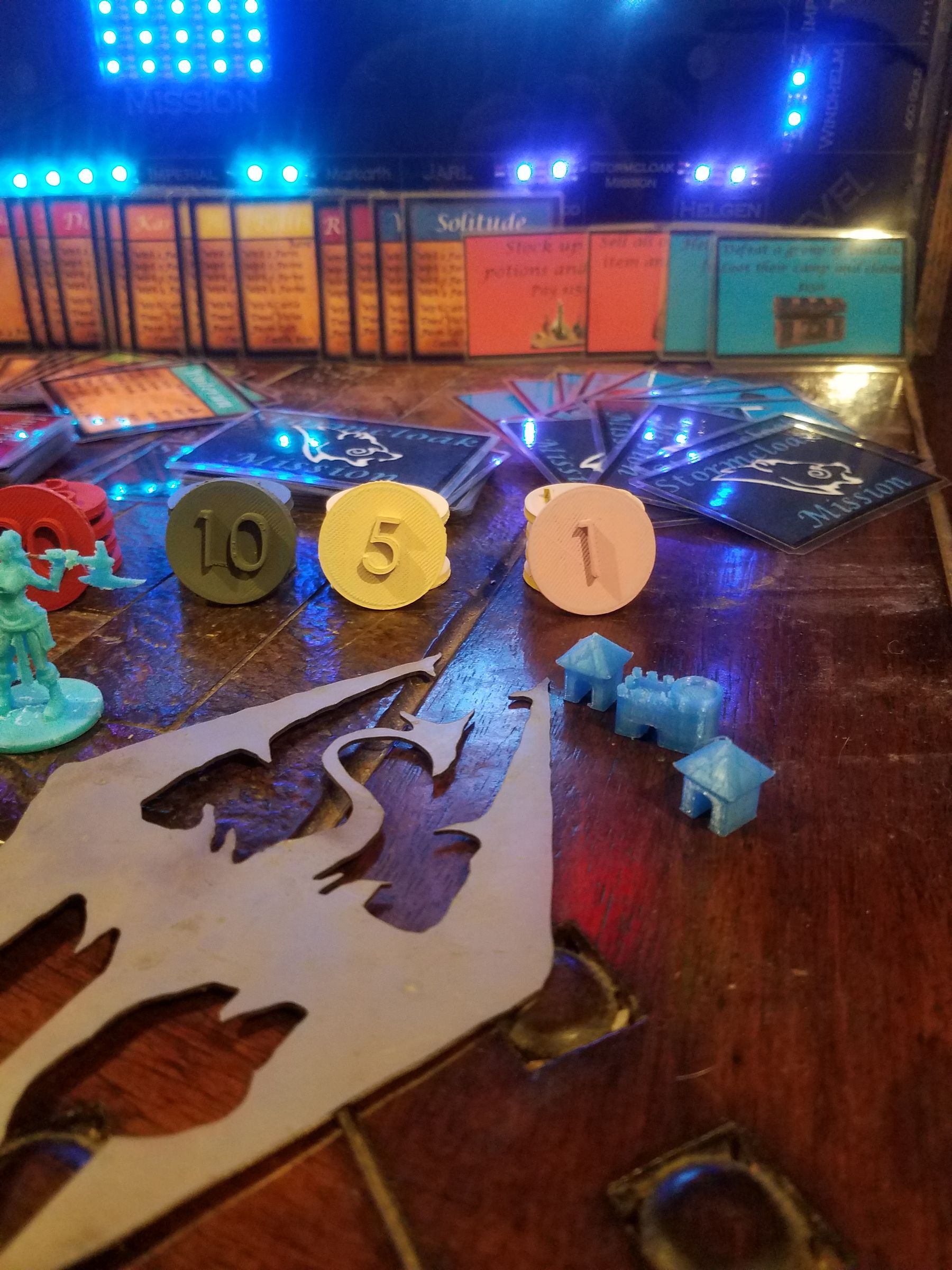 DIY Skyrim Monopoly Board With Arduino LED Lights : 7 Steps (with ...