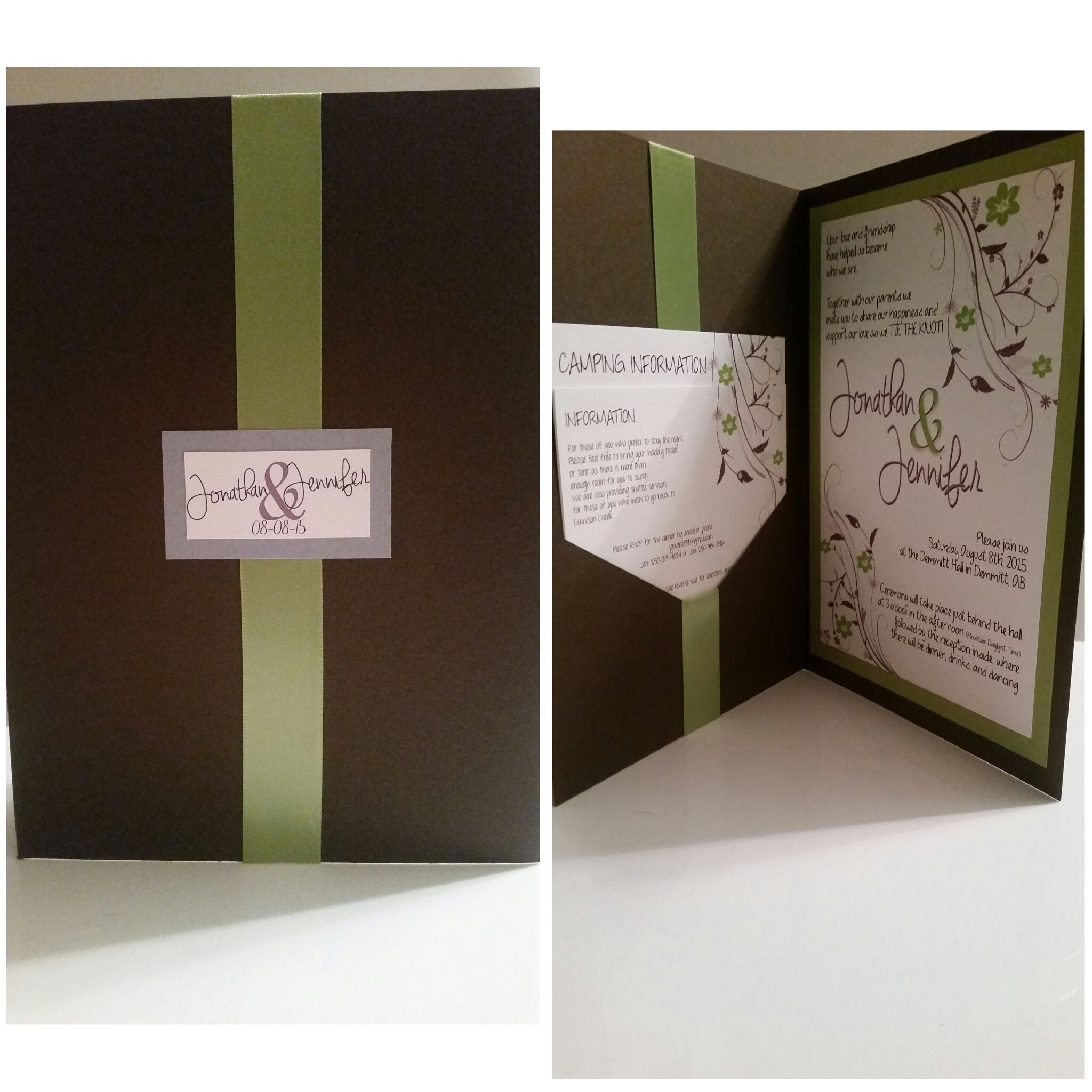 Handmade Pocketfold Wedding Invites : 9 Steps - Instructables