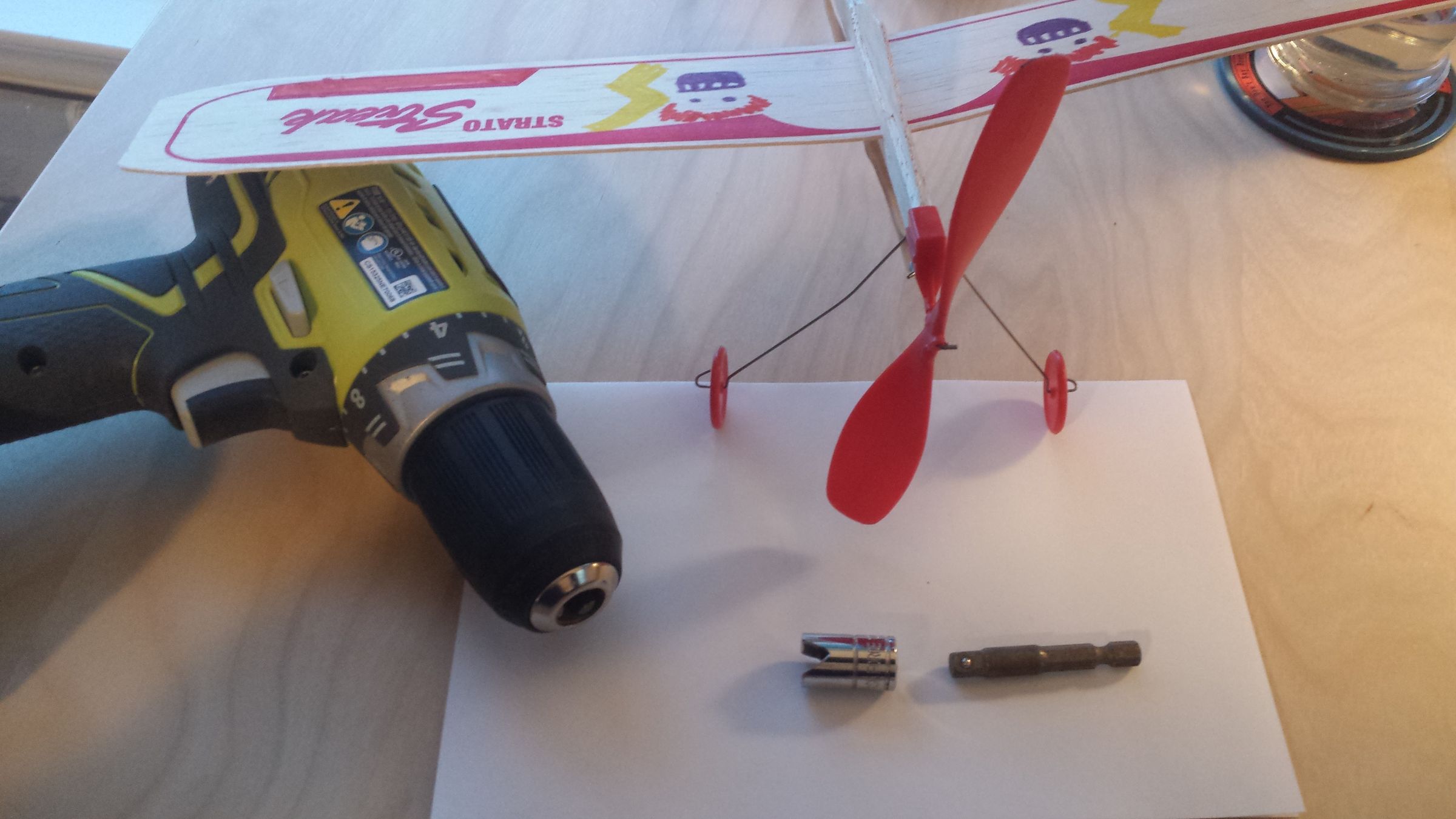 Rubberband Airplane Winder - Instructables