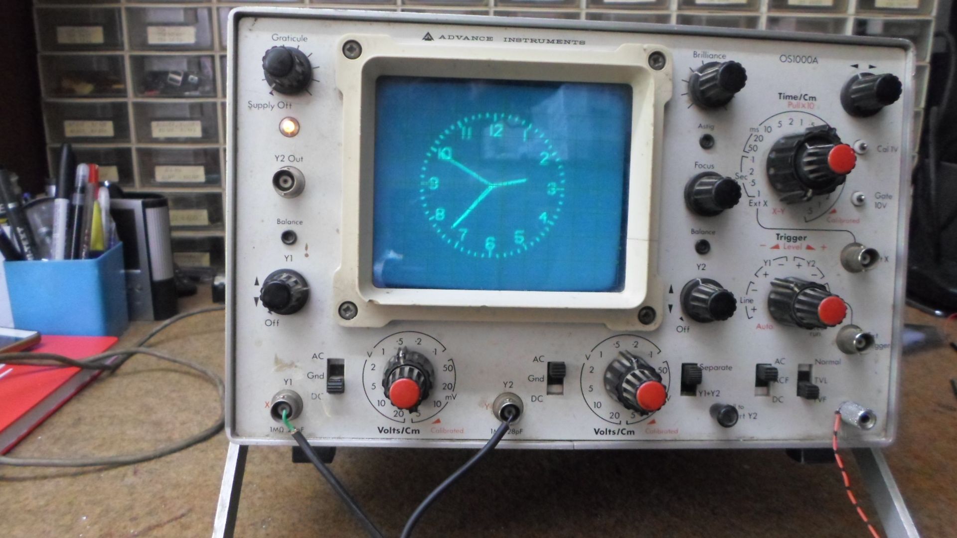 Extremly Simple Oscilloscope Clock With ESP32 - Instructables