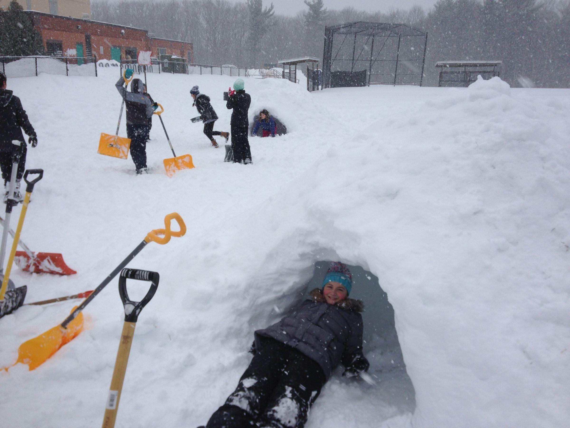 Let's Make a Snow Fort! - Building a Quinzhee : 7 Steps (with Pictures ...