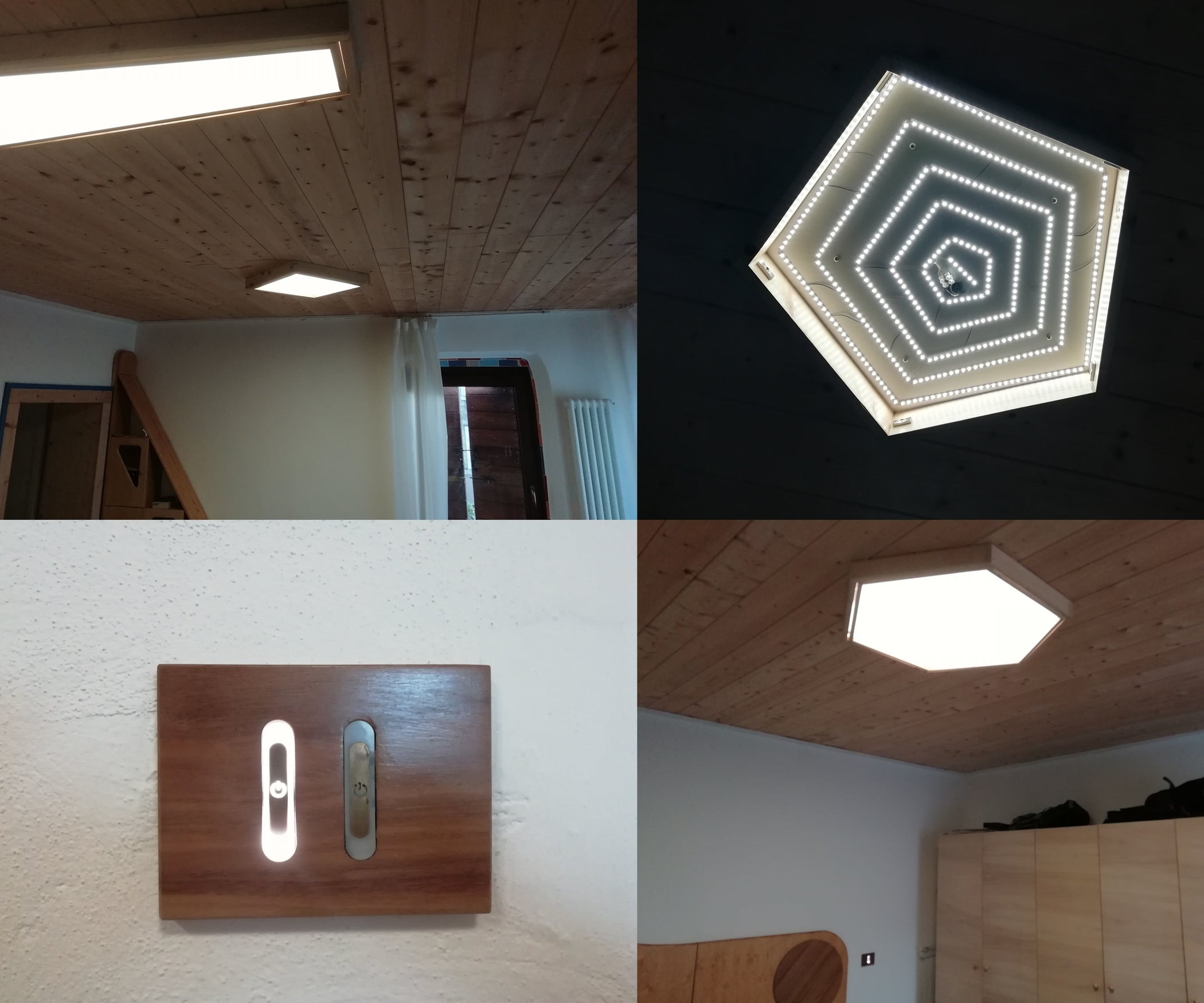 Wooden LED Panels and Touch Buttons for House Lighting System : 9 Steps ...