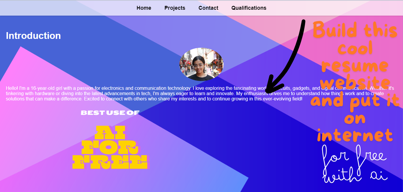 Create a Professional Resume Website With AI , HTML and Put It on Internet for FREE! : 9 Steps ...