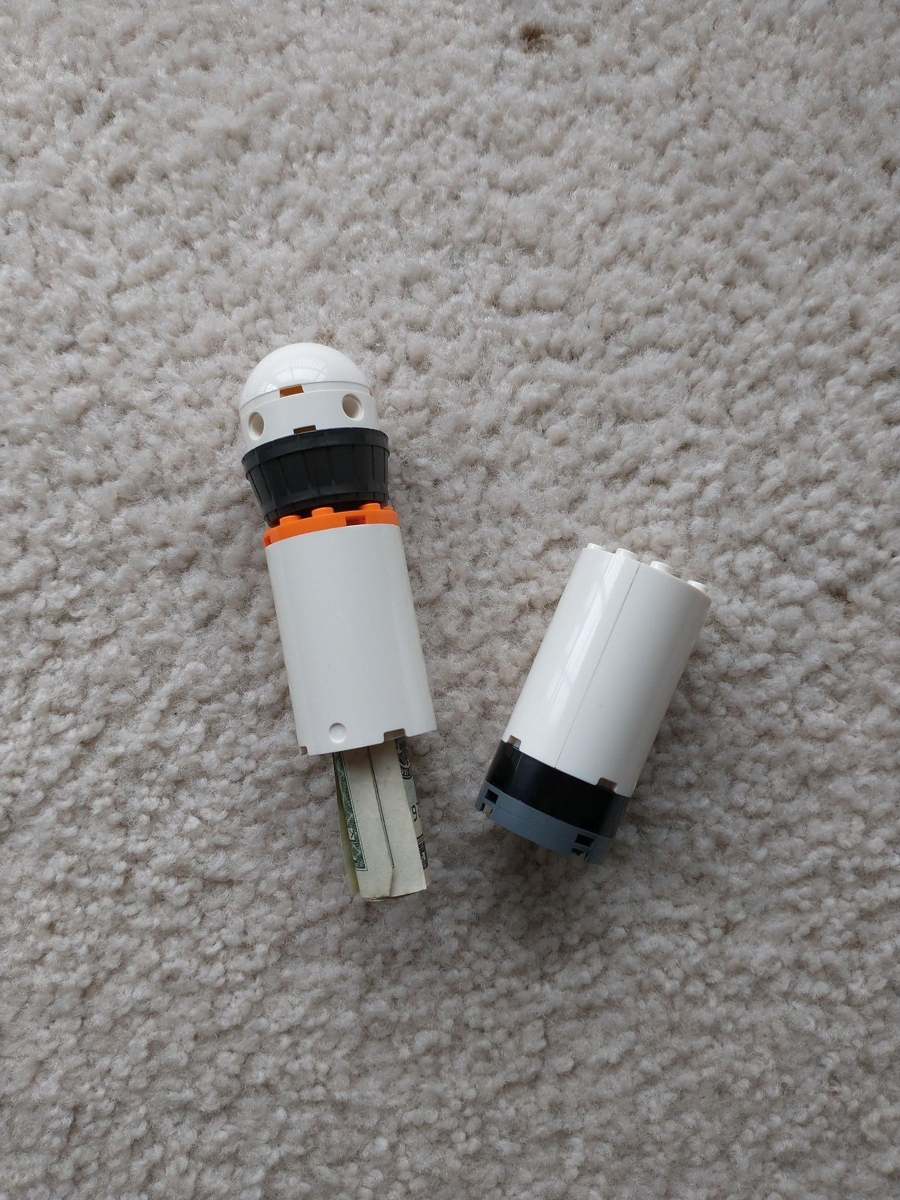 Lego Microphone Money Hider : 5 Steps (with Pictures) - Instructables