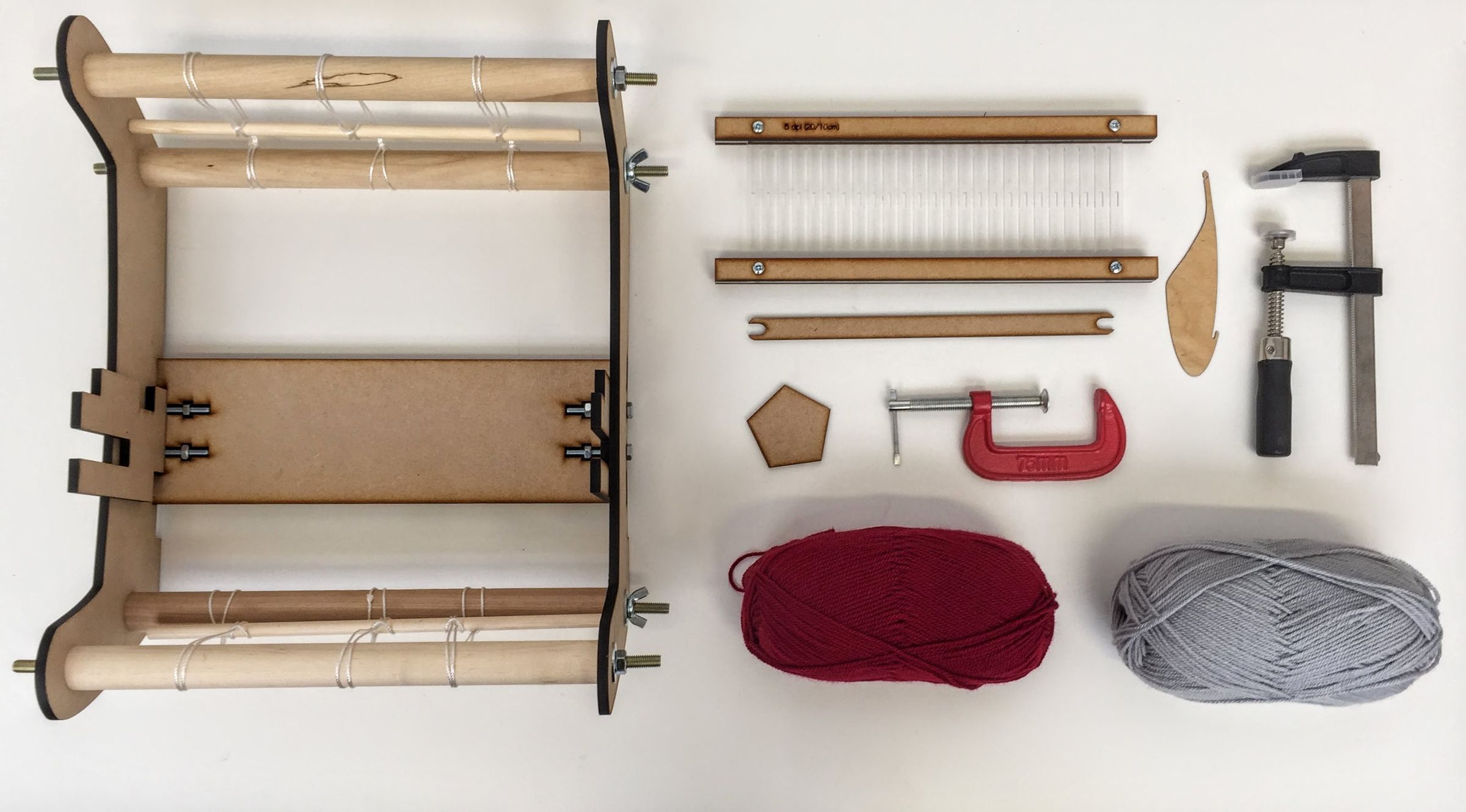 DIY Laser Cut Rigid Heddle Loom - Part 2: Weaving With the Rigid Heddle ...