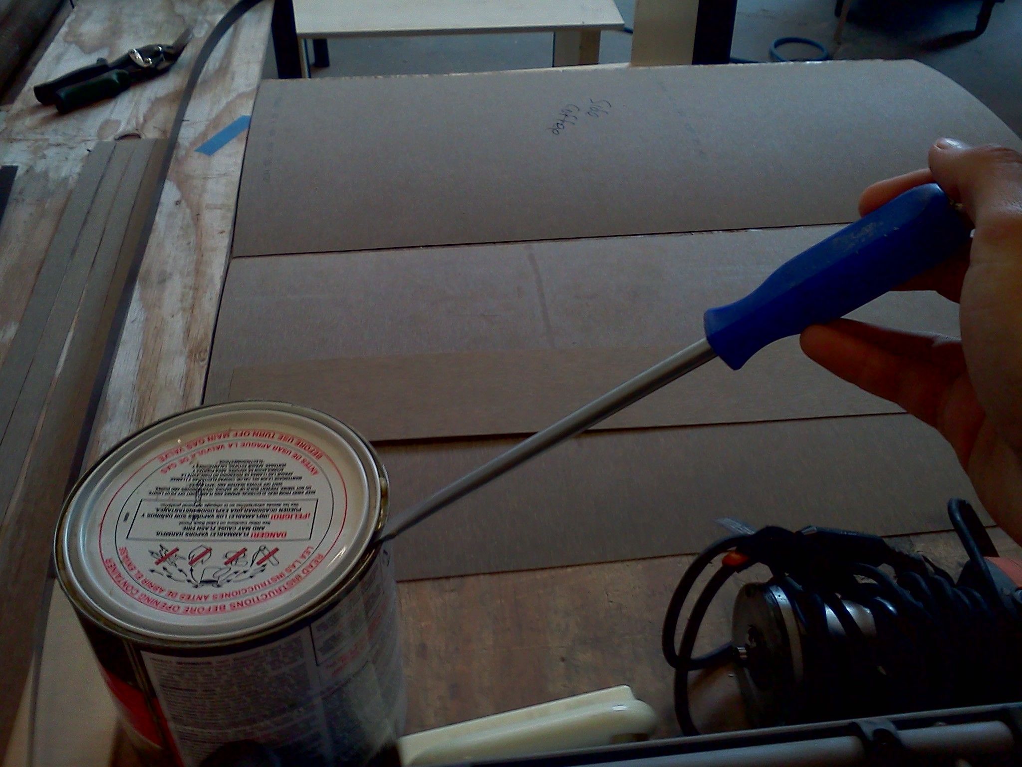 How to Decoratively Laminate Cabinets and Plywood. : 8 Steps (with ...