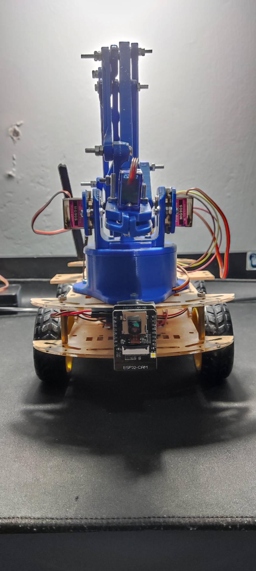Surveillance Robot With Robotic Arm : 8 Steps (with Pictures ...
