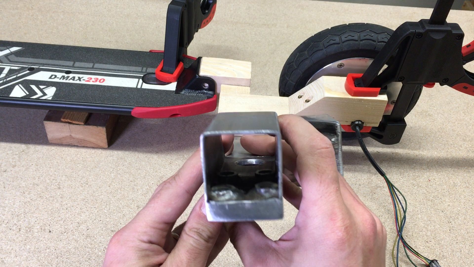 DIY: Electric Scooter Conversion With Hoverboard Parts : 16 Steps (with ...