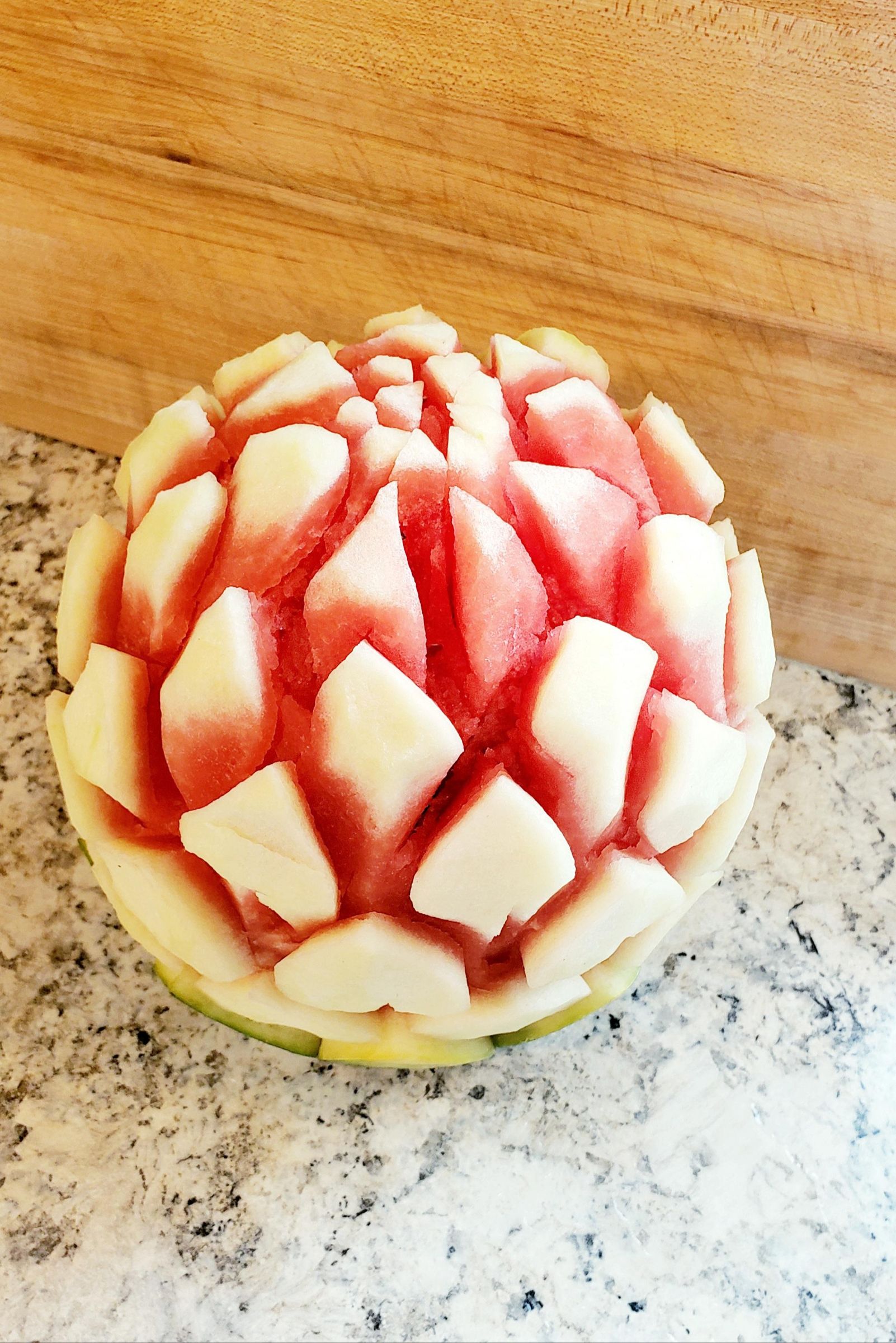 Watermelon Lotus Flower Carving! : 17 Steps (with Pictures) - Instructables