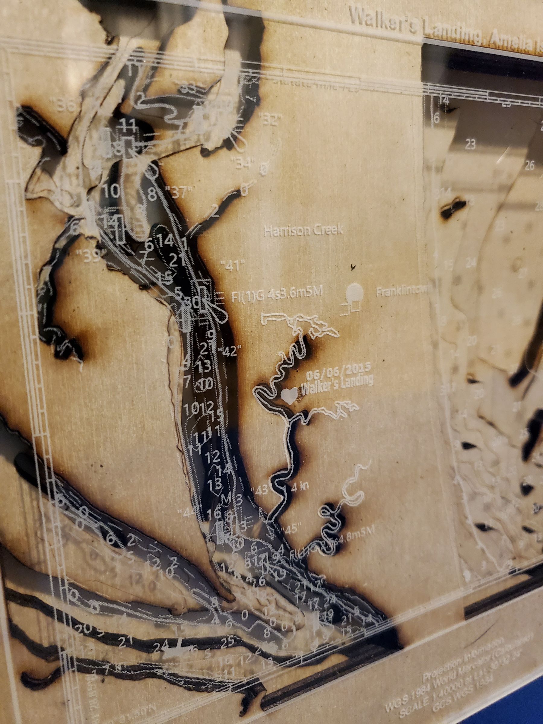 Custom Nautical Chart With Accompanying Bathymetric Contours : 5 Steps ...