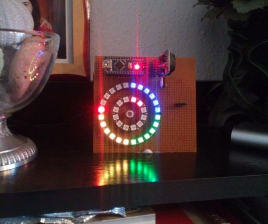 Led Ring Clock With Arduino 3 Steps With Pictures Instructables 4781