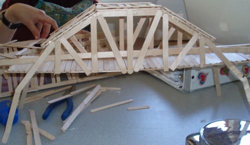 Popsicle Stick Arch Bridge