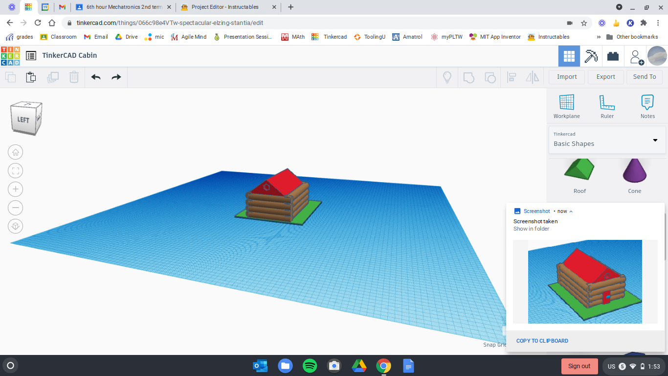 TinkerCAD Log Cabin : 7 Steps - Instructables