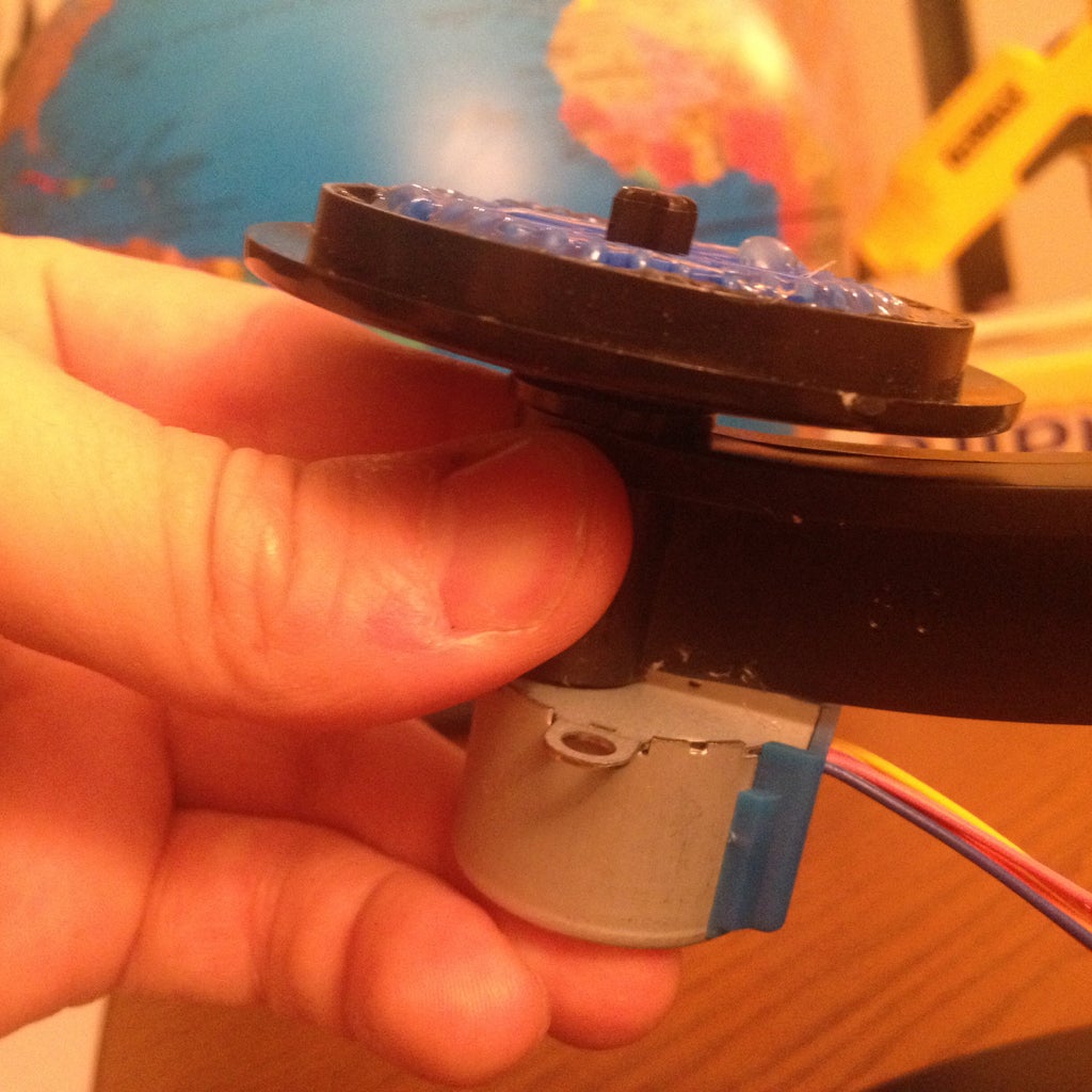 Earth Globe Rotating With Arduino Or Raspberry Pi Controlled Stepper