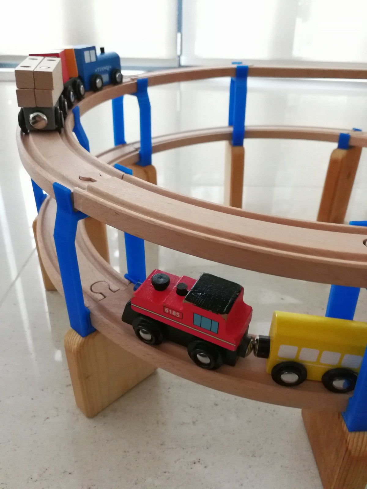 Spiral Ramp for Wooden Train Tracks : 6 Steps (with Pictures ...