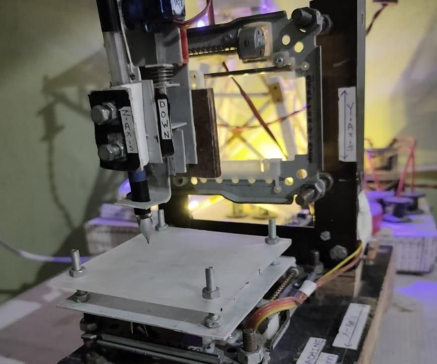 MINI CNC Ink Plotter Machine : 7 Steps (with Pictures) - Instructables