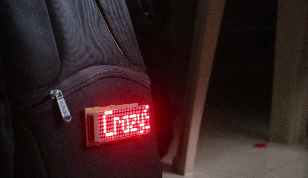 LED Backpack With Programmable LED Display : 6 Steps (with Pictures ...
