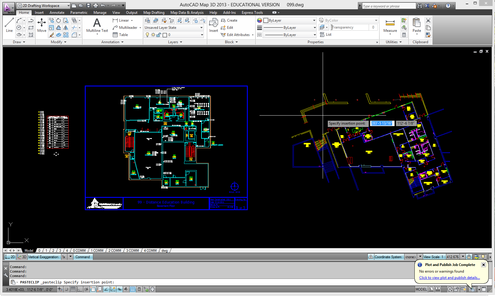 Creating Basic Floor Plans From an Architectural Drawing in AutoCAD ...