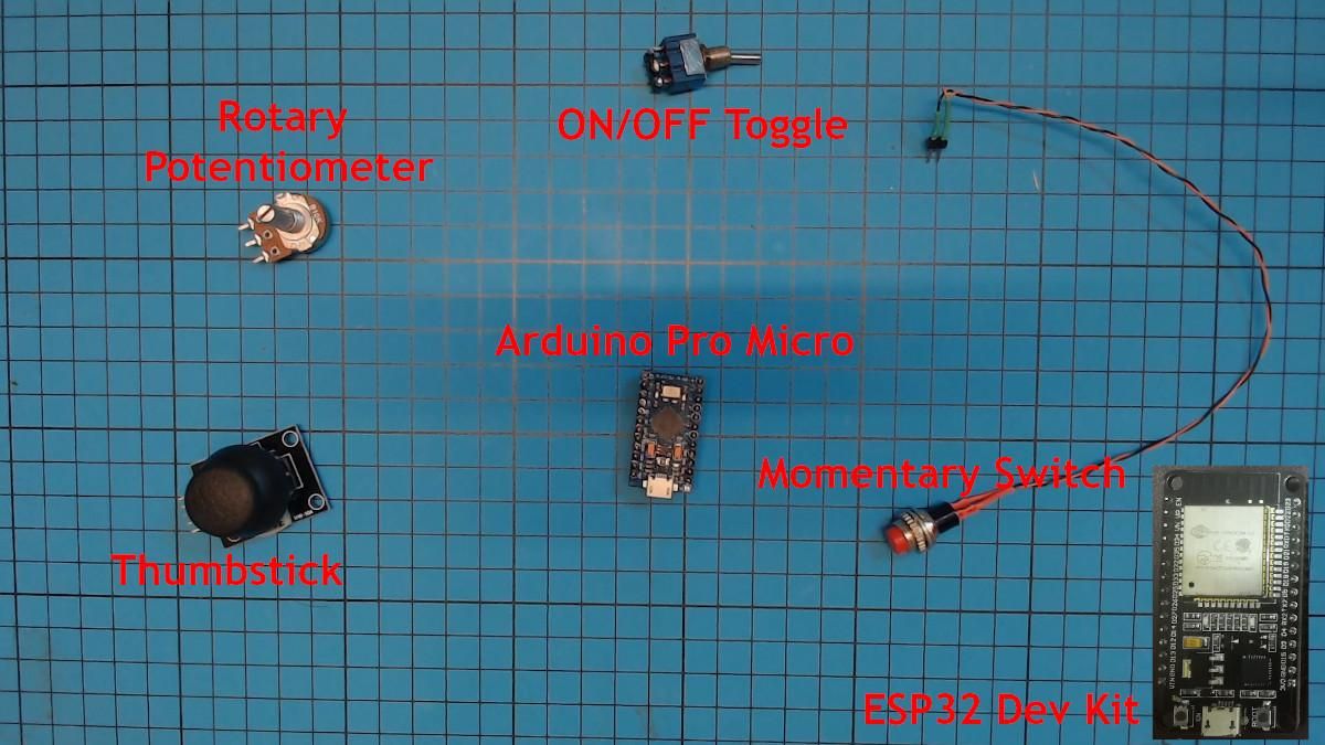 DIY Bluetooth or USB HOTAS / Game Controller : 3 Steps - Instructables