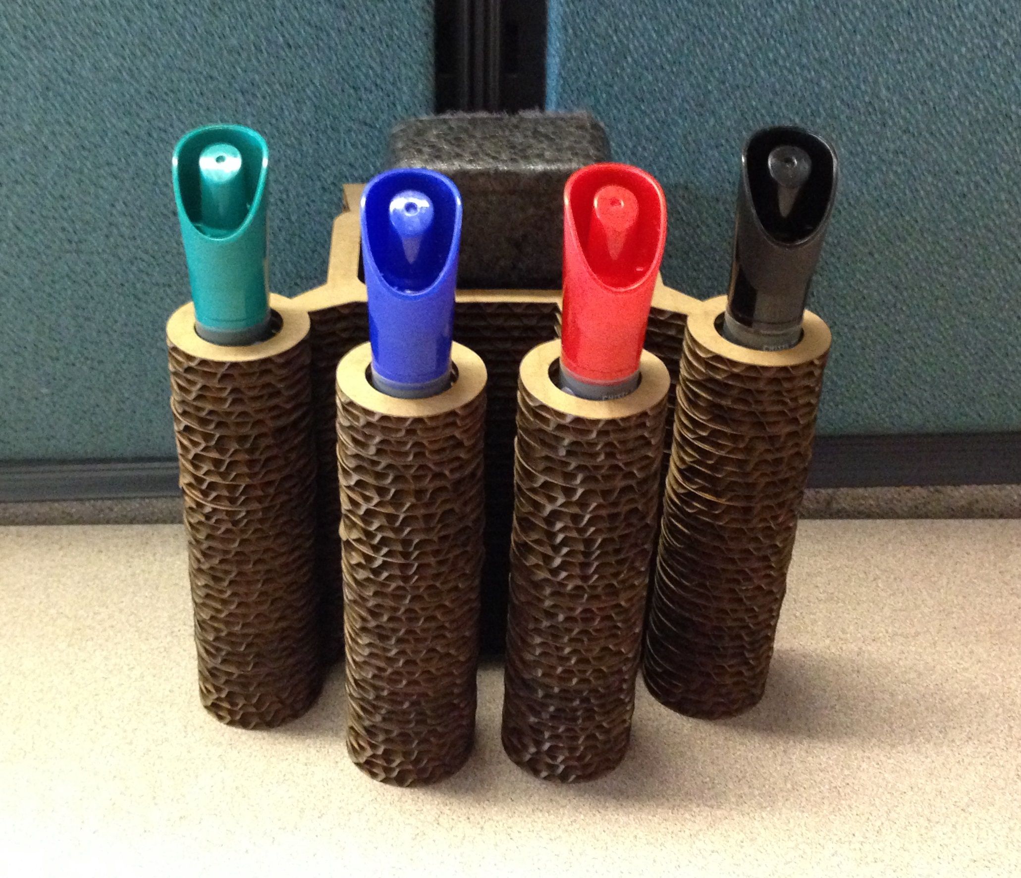Cardboard Marker Holder : 6 Steps (with Pictures) - Instructables