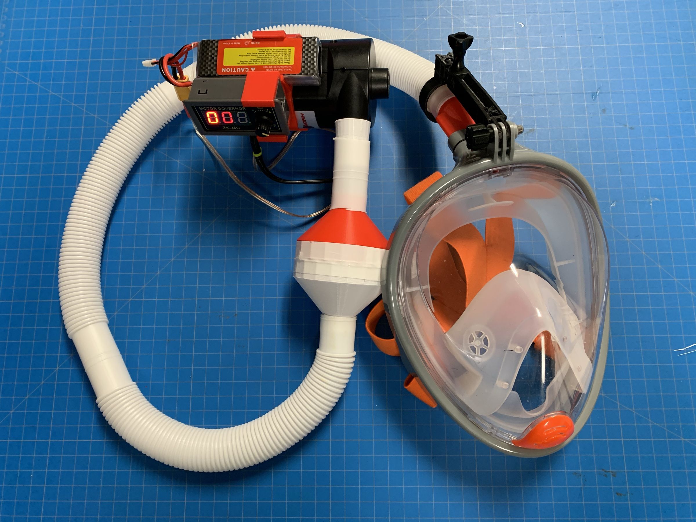 COVID-19 Swim Mask HEPA PAPR : 8 Steps - Instructables