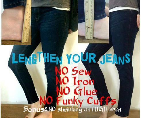 Easy Jeans (& Pants) Lengthening : 3 Steps - Instructables