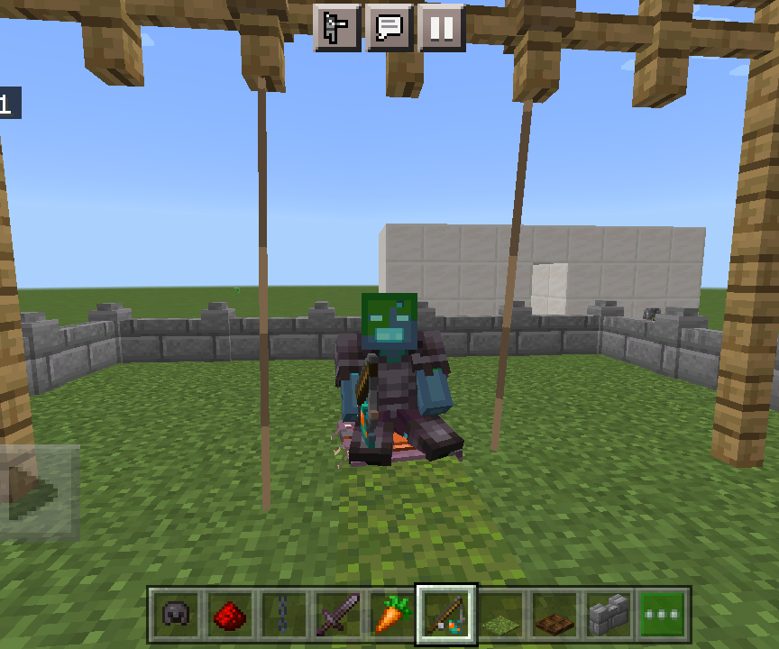 100% Working Swing Set in Minecraft : 11 Steps - Instructables