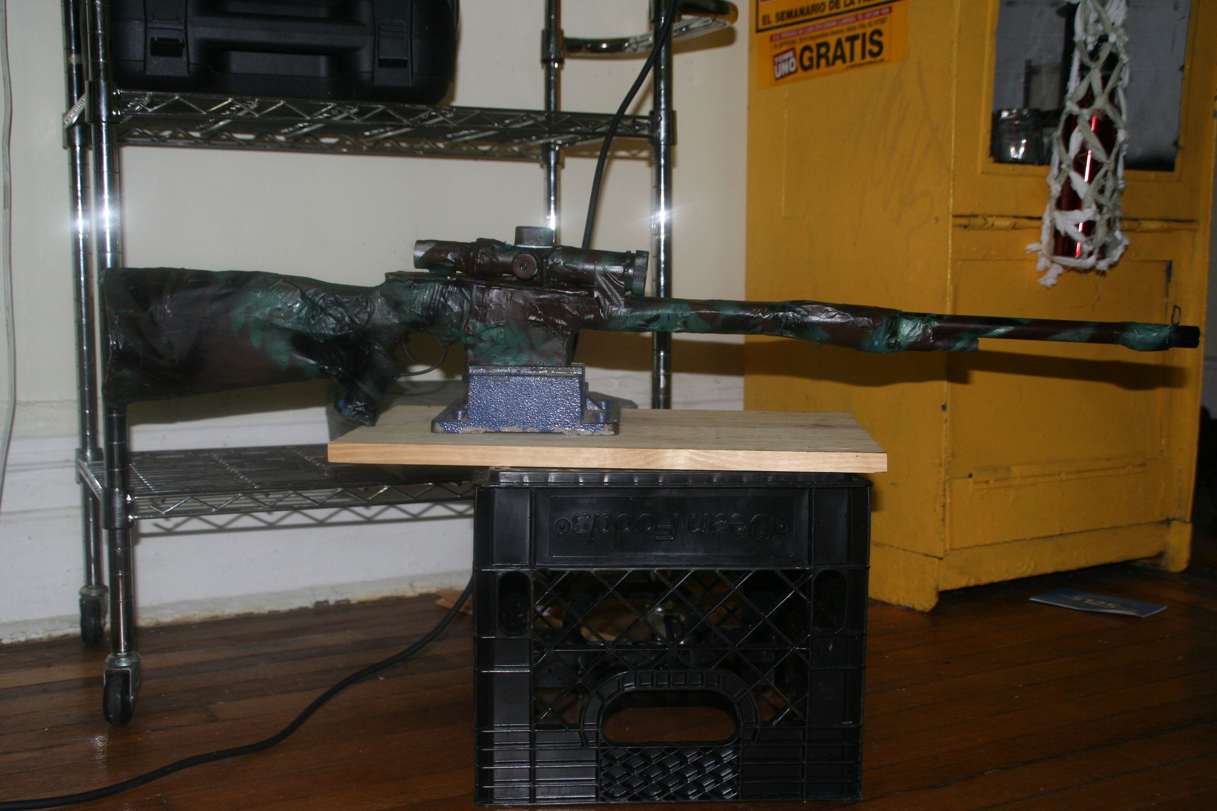 Cardboard Rifle With Camo Paint - Instructables