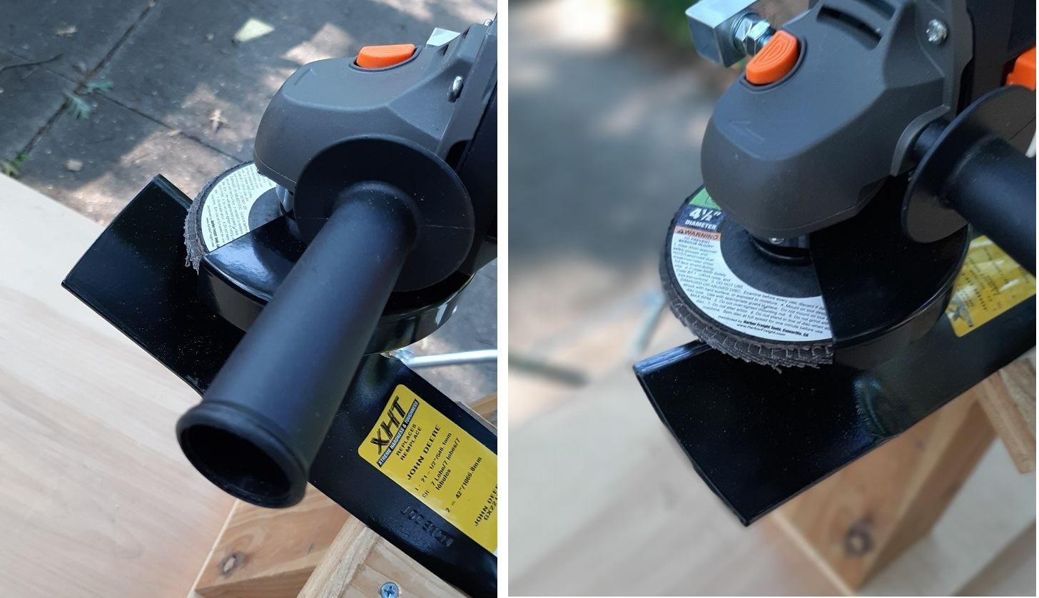 DIY Precision Lawn Mower Blade Sharpener : 4 Steps (with Pictures ...