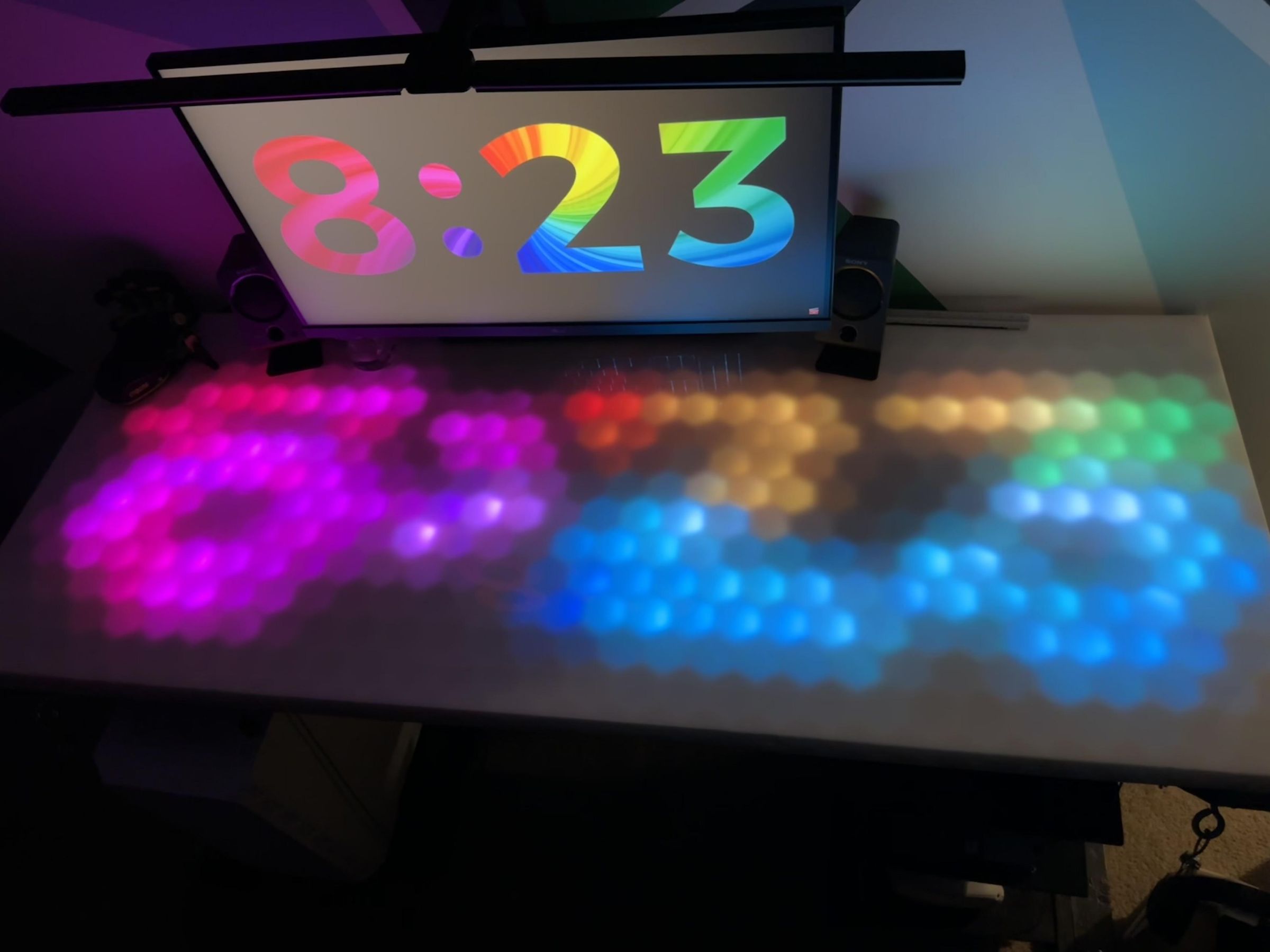 LED Desk Surface Matrix (No Coding) : 9 Steps (with Pictures ...