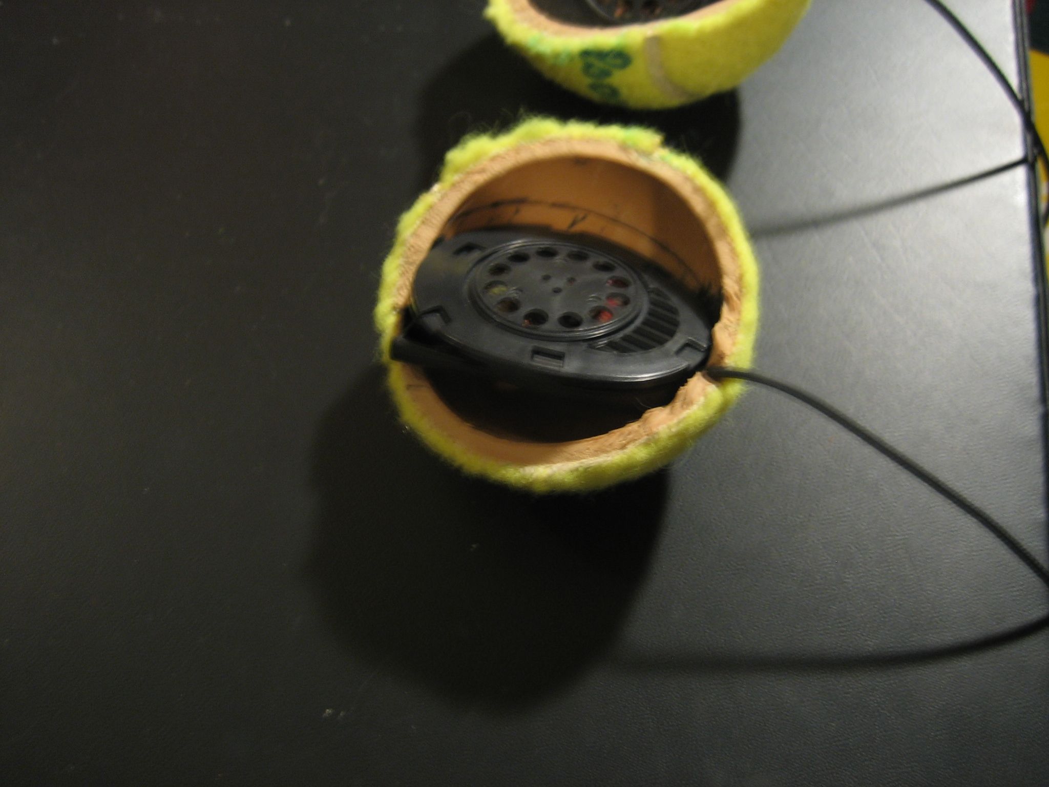 Tennis Ball Headphones : 5 Steps - Instructables