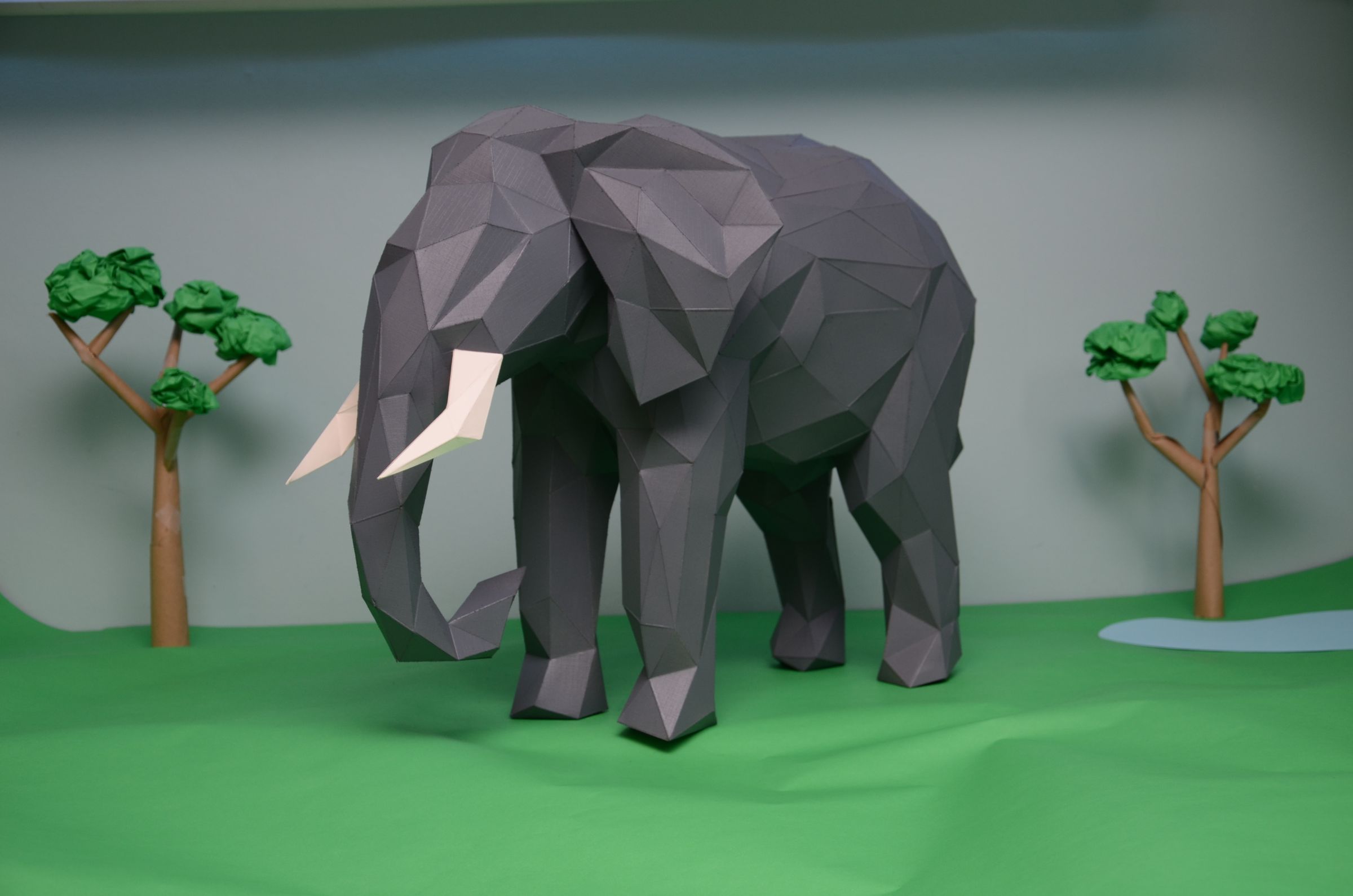 Low-Poly Paper Sculptures : 3 Steps (with Pictures) - Instructables