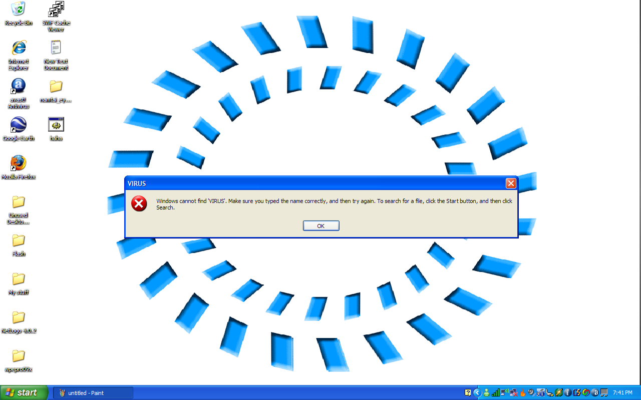 Virus Wallpaper Prank