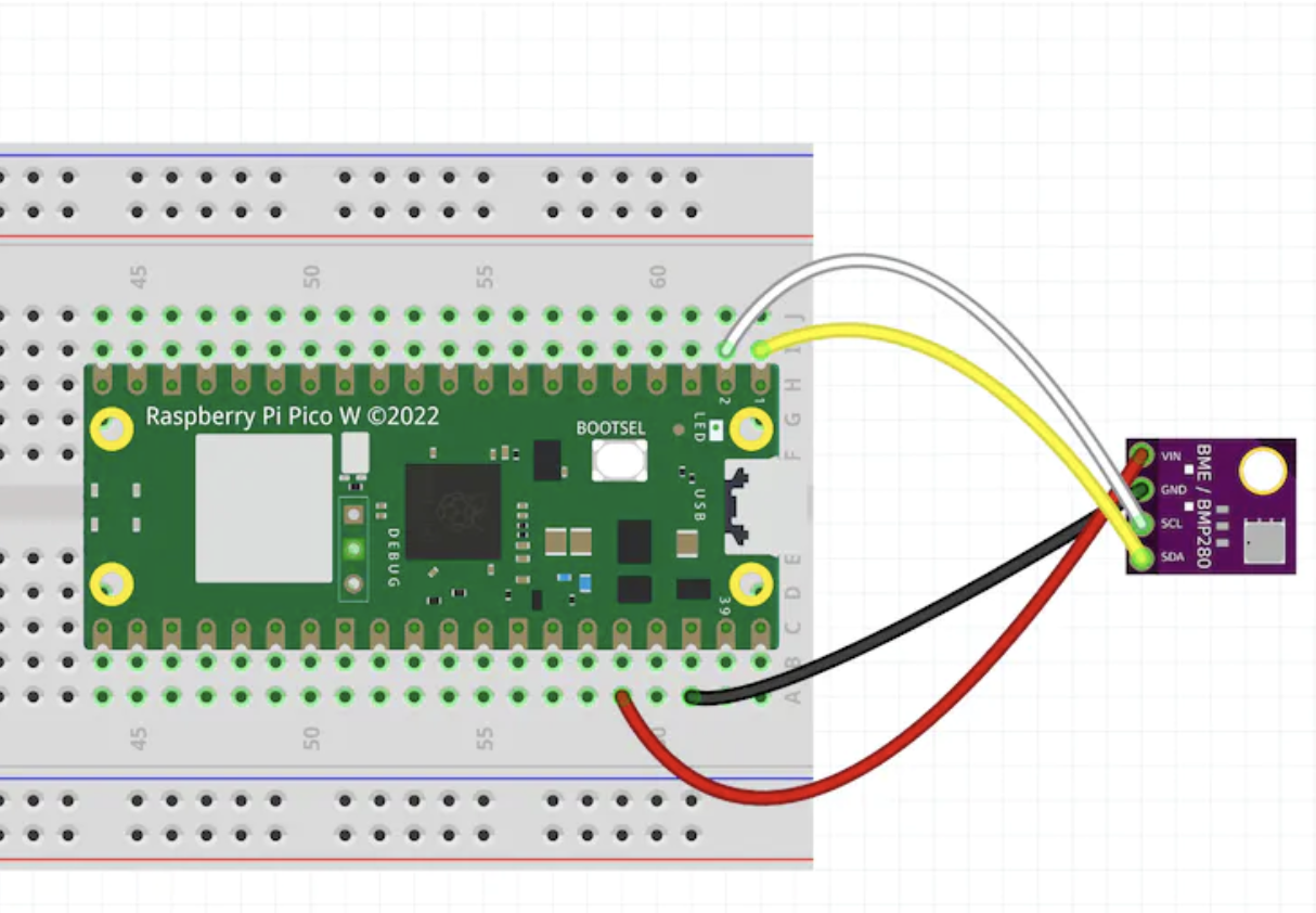 How to Connect BMP-180 to Raspberry Pi Pico W - Instructables