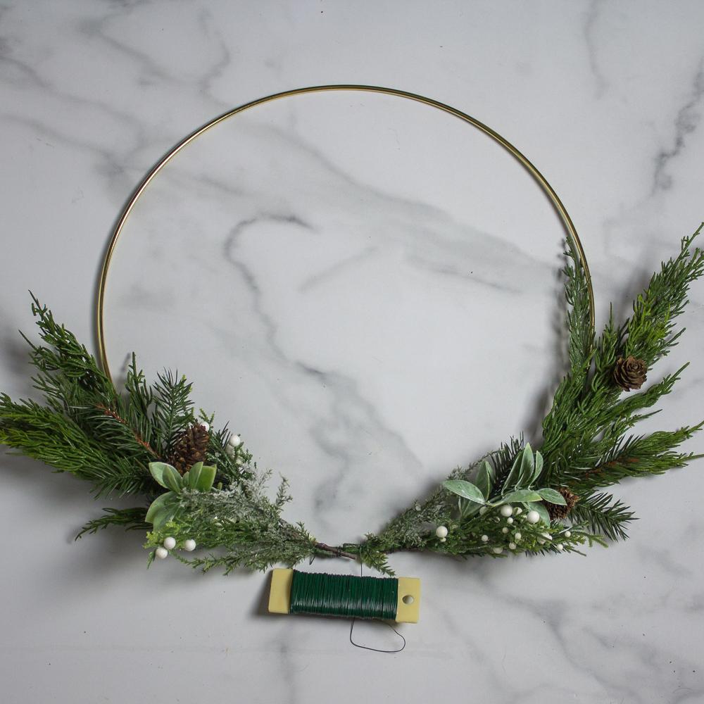 Brass Ring Christmas Wreath 13 Steps with Pictures Instructables