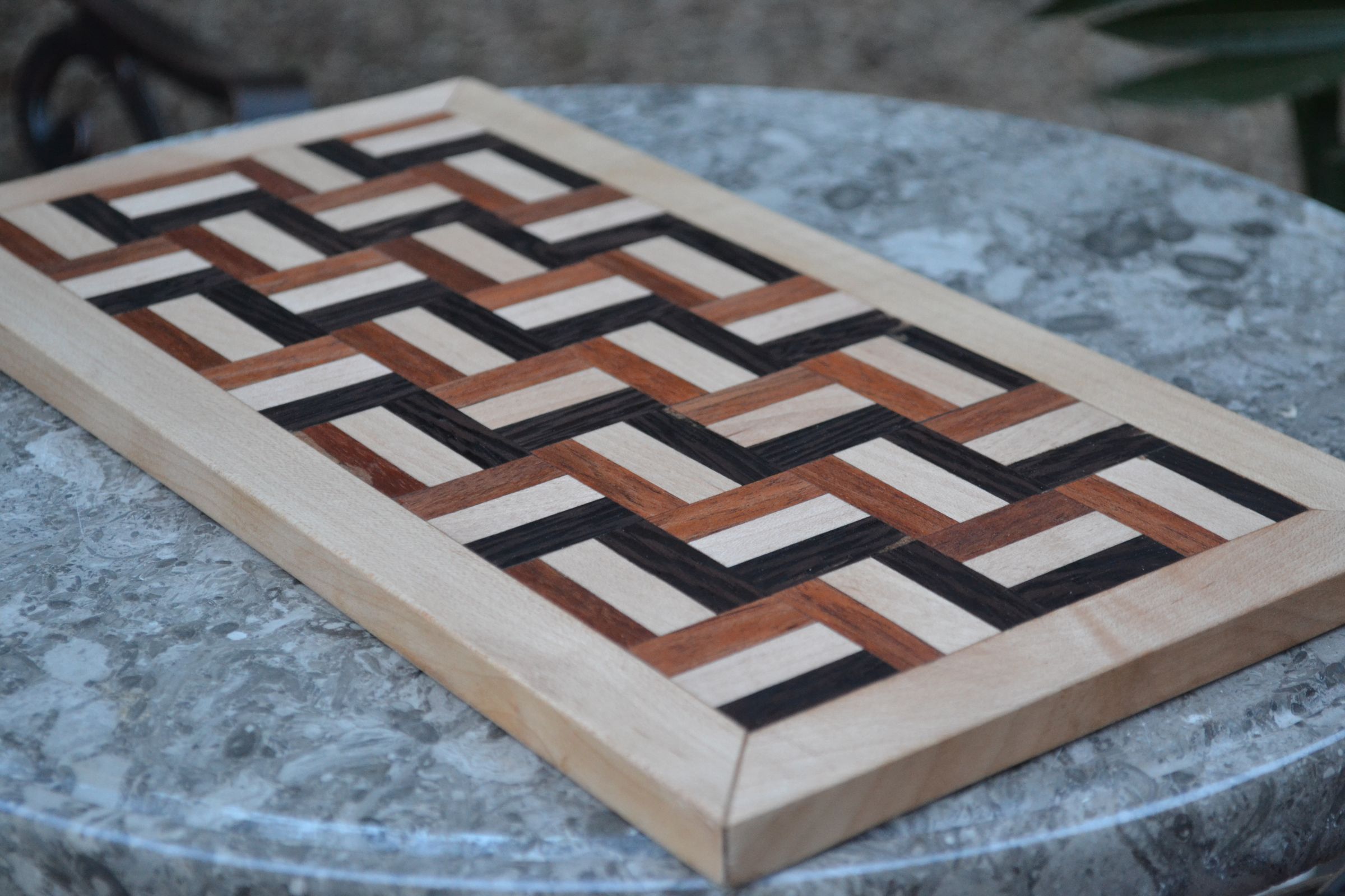 Handcrafted 100-piece Segmented Cutting Board! : 13 Steps (with ...
