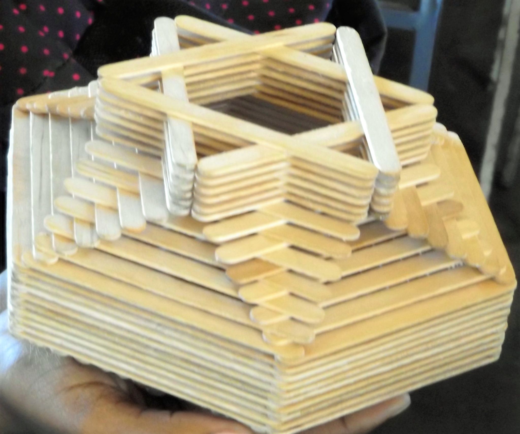 Popsicle Stick Basket : 7 Steps (with Pictures) - Instructables