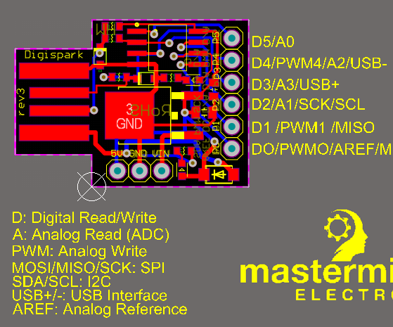 Digispark Diy Open Source Attiny85 Usb Arduino Pcb Design Files 5