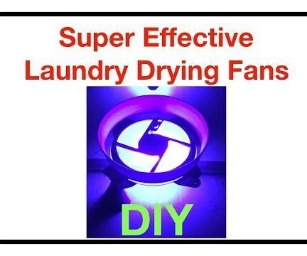 DIY Glowing Laundry Drying Fans : 5 Steps - Instructables