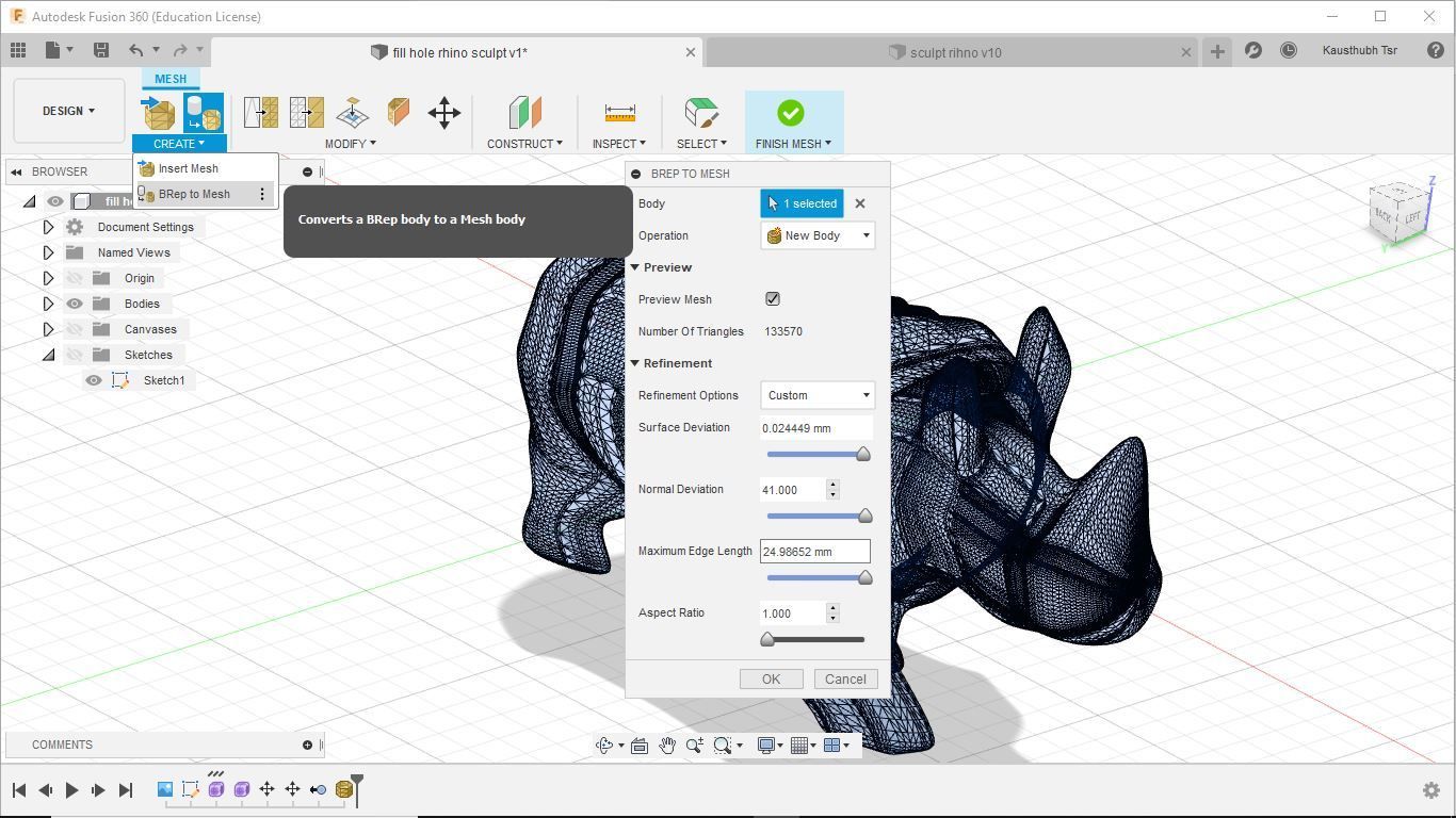 Learn Digital Sculpting Using Fusion 360 : 15 Steps - Instructables