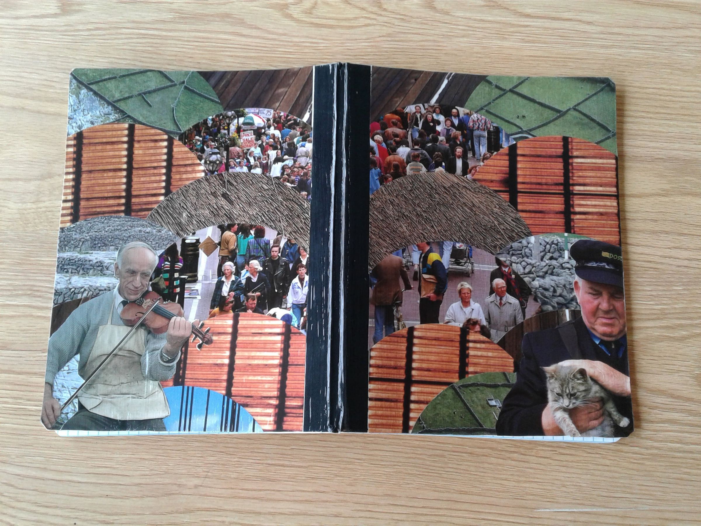 Decoupage Decorated Composition Book : 7 Steps (with Pictures ...