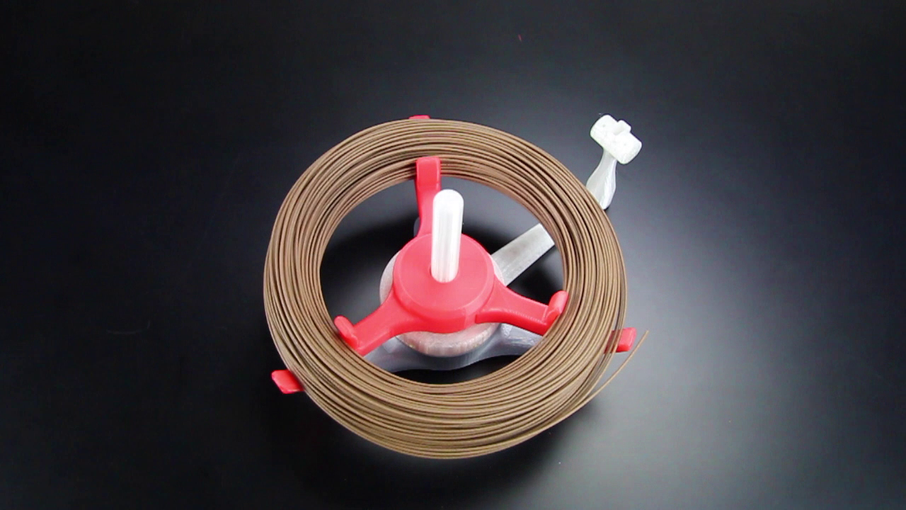 Universal Stand-alone Filament Spool Holder (Fully 3D-printable) : 11 ...
